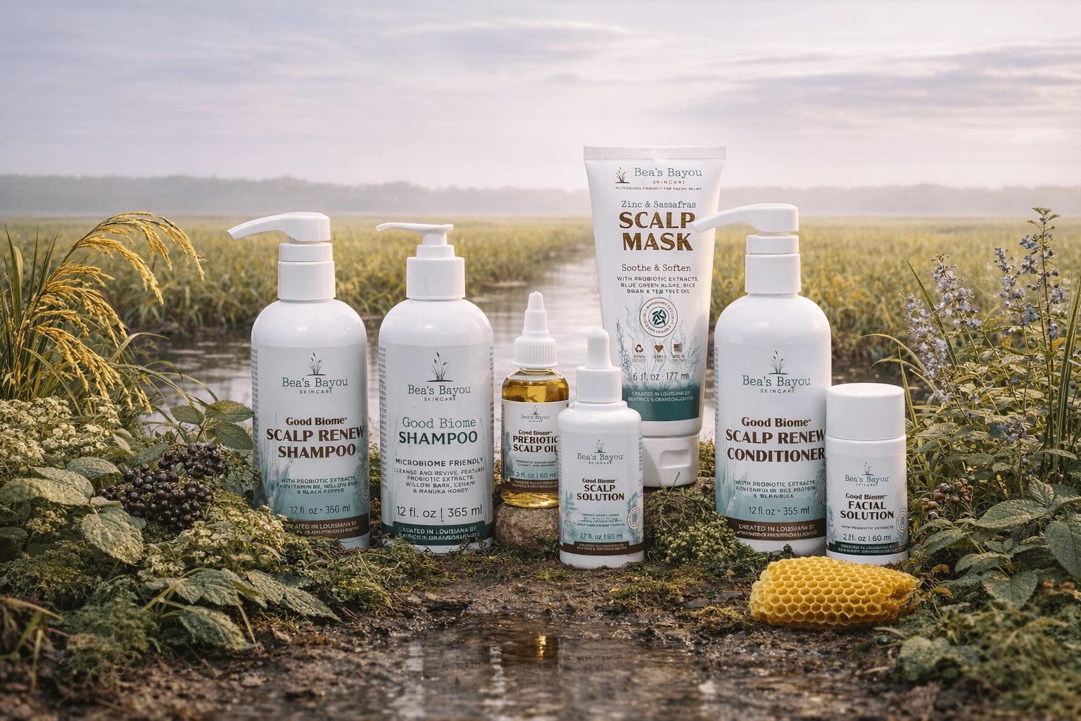 Probiotic Herbal Solutions for Itchy Flaky Scalp by Bea's Bayou®️ – Bea ...
