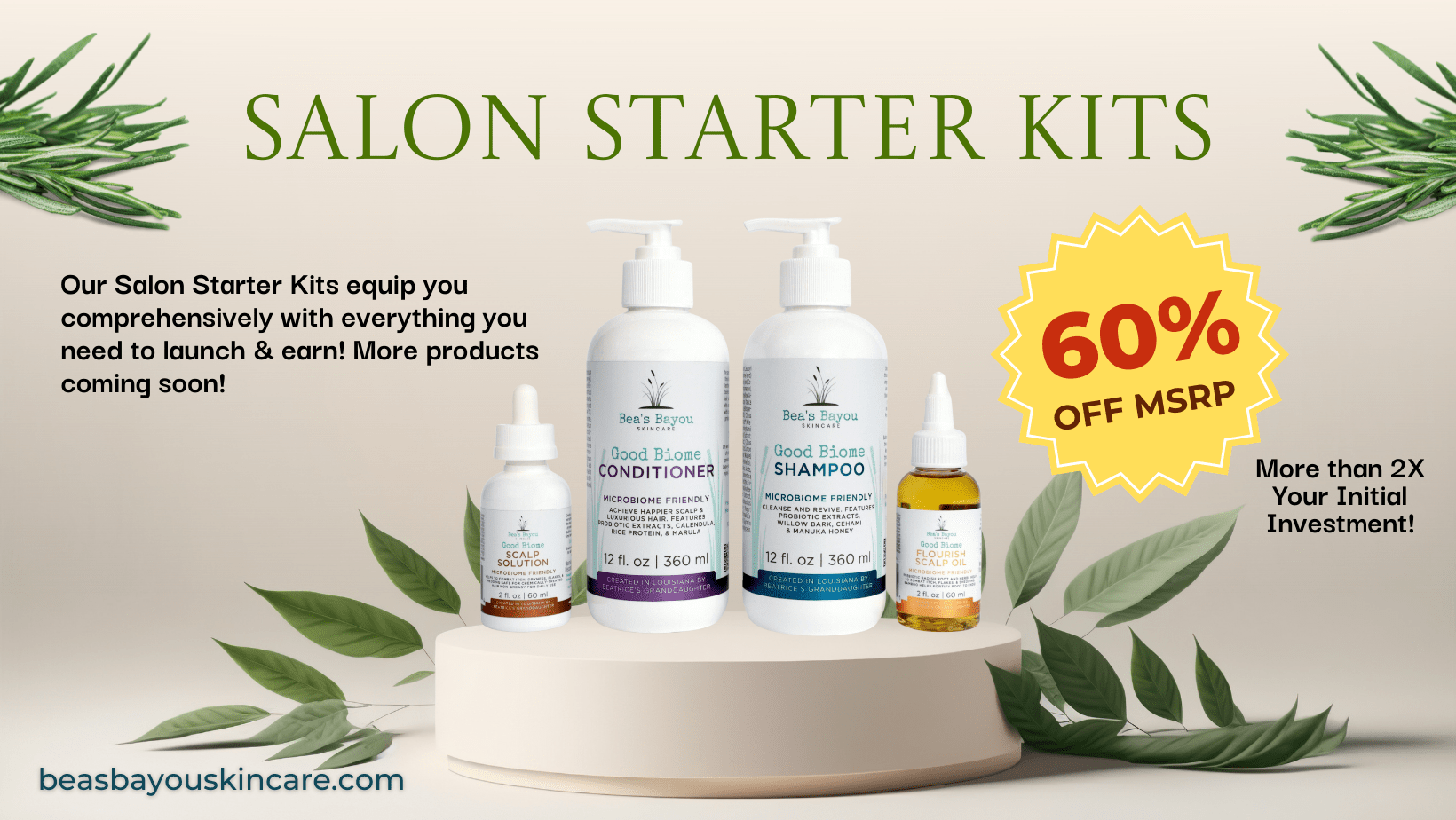 Salon Retail Members – Bea's Bayou Skincare