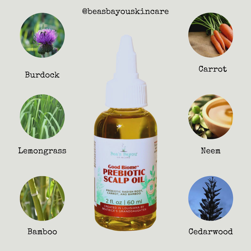 Bea's Bayou Flaky Scalp Prebiotic Scalp Relief Oil | Soften, Grow, Seal ...